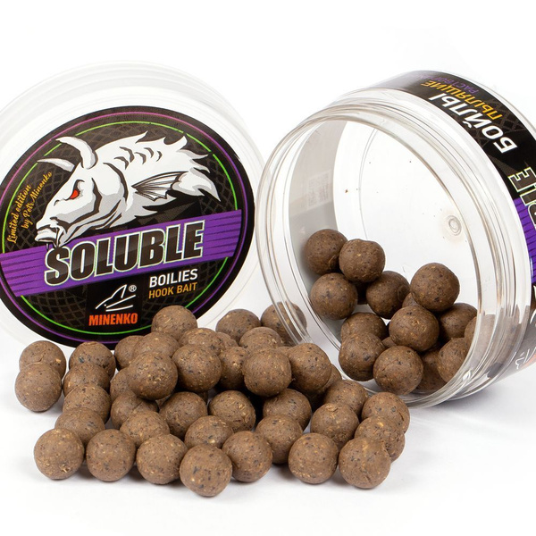 Насадочные бойлы для рыбалки на карпа пылящие Minenko Tiger nut (тигровый орех) 14мм 120 г ...