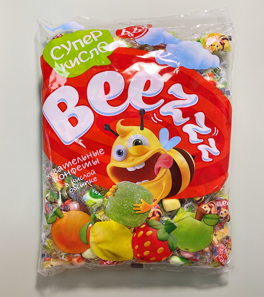 Конфеты жевательные "BEEZZZ" в кислой обсыпке (микс), 1 кг. - купить с ...