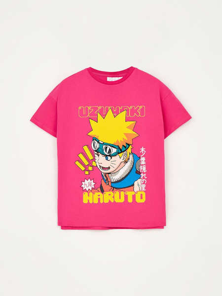 Футболка Девочки SELA фуксия, размер 140 прямой Повседневный Индия купить c доставкой на OZON по ...