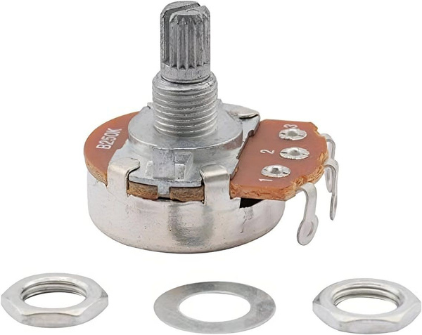 Потенциометр для гитары Musiclily M596 250 кОм линейный, Push-Pull, 2 ...