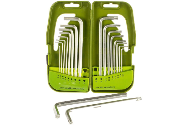 Набор Шестигранных и TORX ключей Дело Техники 18 предметов 564518 ...