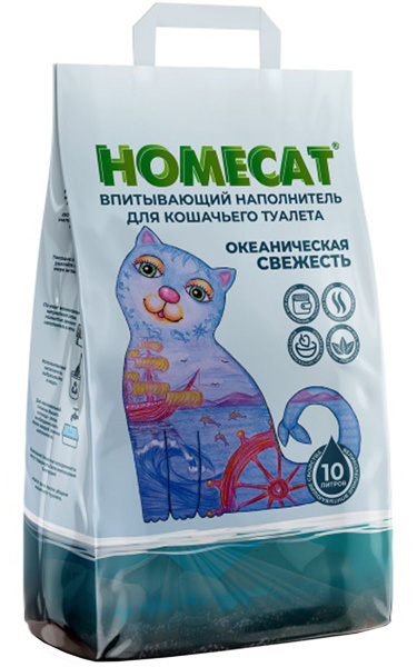 Homecat Наполнитель Глиняный Впитывающий 5000г. - купить с доставкой по выгодным ценам в ...