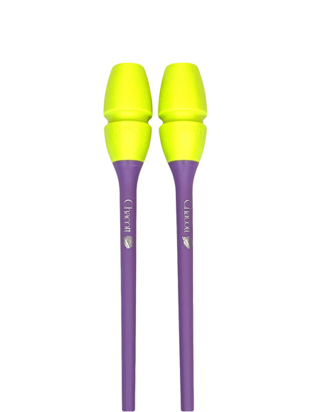 Булавы резиновые Chacott 41 см фиолетовый- салатовый (цв. 377) - купить по низкой цене в ...