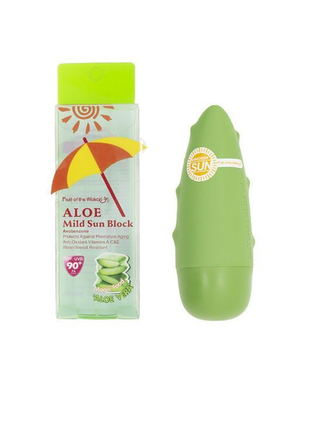 Характеристики Солнцезащитный крем Fruit of the Wokali Aloe Mild Sun ...