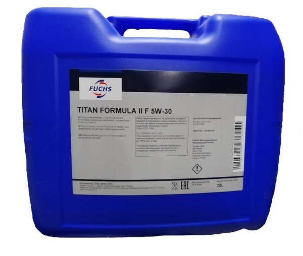 Масло моторное Fuchs 5W-30 Синтетическое - купить в интернет-магазине ...