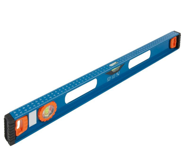 Уровень строительный рельс DEXELL 60 см, глазков: 2 - купить по низкой ...