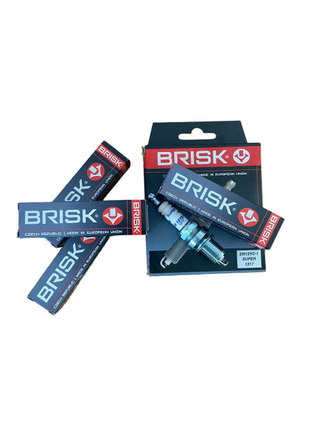 Комплект свечей зажигания BRISK DR15YC-1 - купить по выгодным ценам в ...