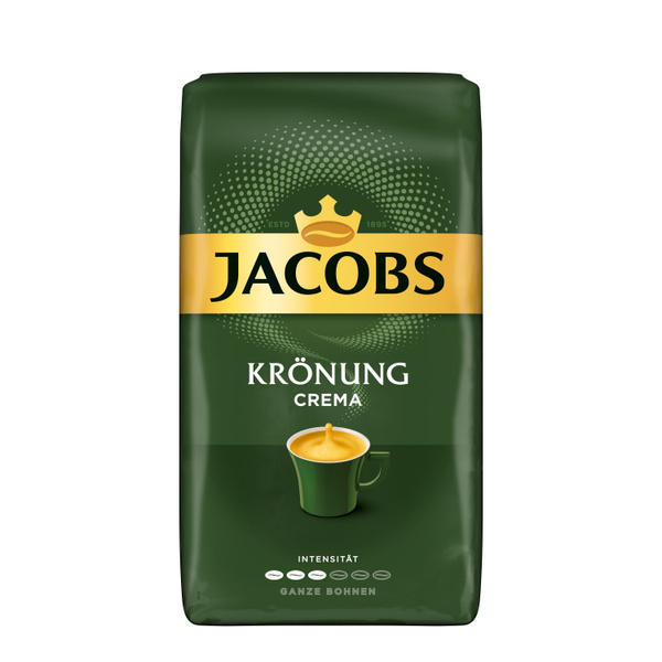 Кофе в зернах Якобс JACOBS Kronung Cream 1 кг - купить с доставкой по ...