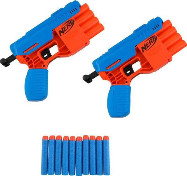 Набор игровой NERF Бластер с мягкими снарядами, 9 предметов, Арт. F2222 ...