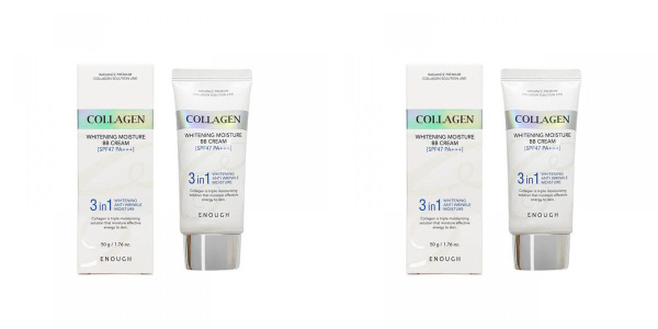 Enough BB Крем 3 в 1 с коллагеном Collagen 3in1 BB cream, 50 мл, 2 ...