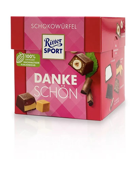 Конфеты Ritter Sport Бокс Danke Schom 176г - купить с доставкой по ...