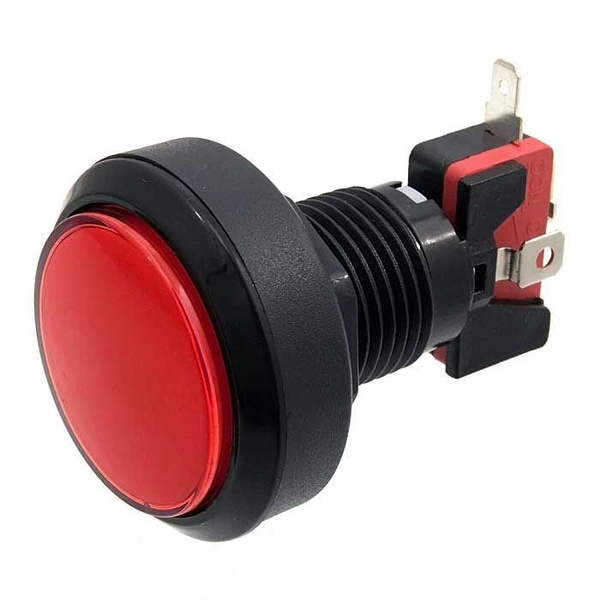 Кнопка GMSI-4B-C1 5 А 250 В / схема переключения no(nc)+nc(no) без фиксации / с LED подсветкой ...