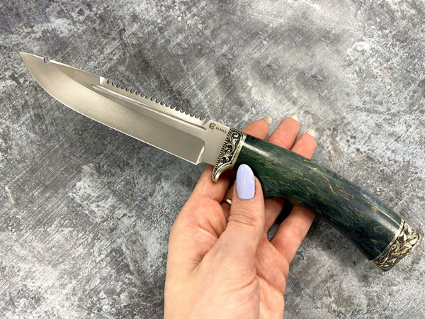 Нож Щука, Elmax, литье, карельская береза купить на OZON по низкой цене (1010349526)