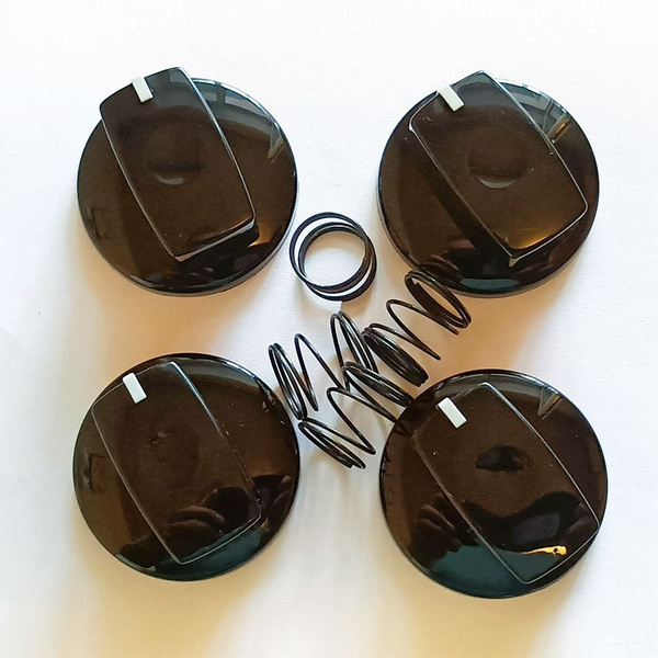 Ручки регулировки пламени варочной поверхности GEFEST моделей СН1210, 1211, 2230, 3210, черные ...