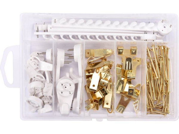 Набор крючков Vorel для картин 121 шт. арт.24130 - купить с доставкой по выгодным ценам в ...