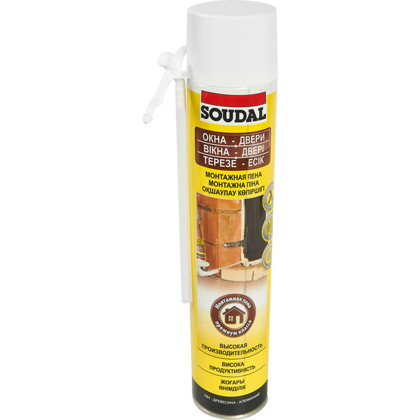 Профессиональная монтажная пена SOUDAL Пены монтажная/27модельный ряд ...
