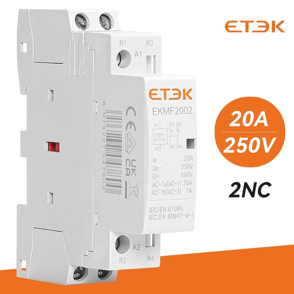 ETEK Контактор 20А, 1шт. - купить с доставкой по выгодным ценам в ...