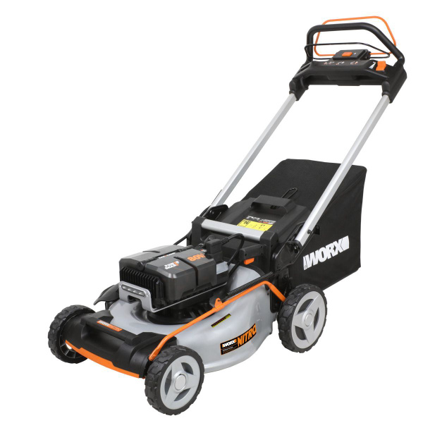Газонокосилка аккумуляторная самоходная WORX WG761E 80В 51см ...