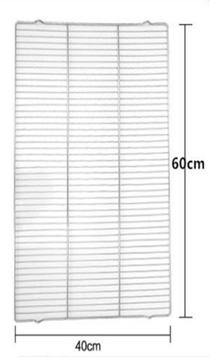 Полка - решетка размером 60*40 см из нержавеющей стали Kocateq 60x40 ...