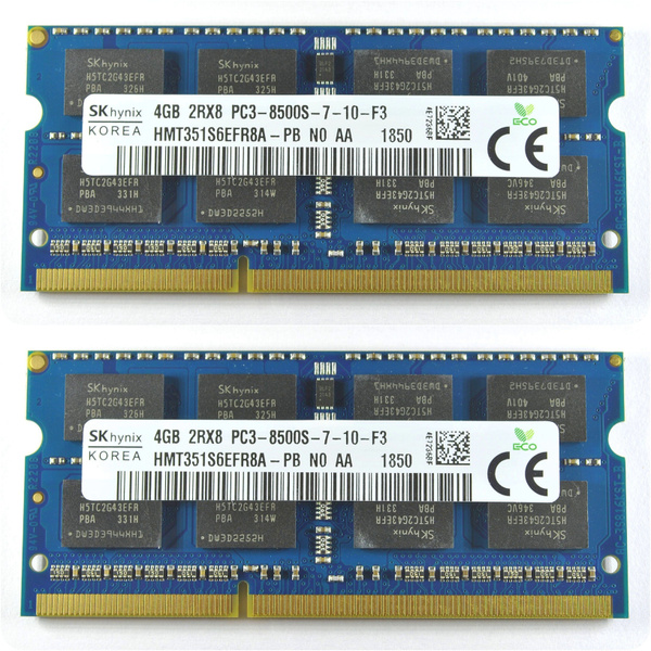 Модуль оперативной памяти Hynix 4 ГБ 2RX8 PC3-8500S DDR34 ГБ ...