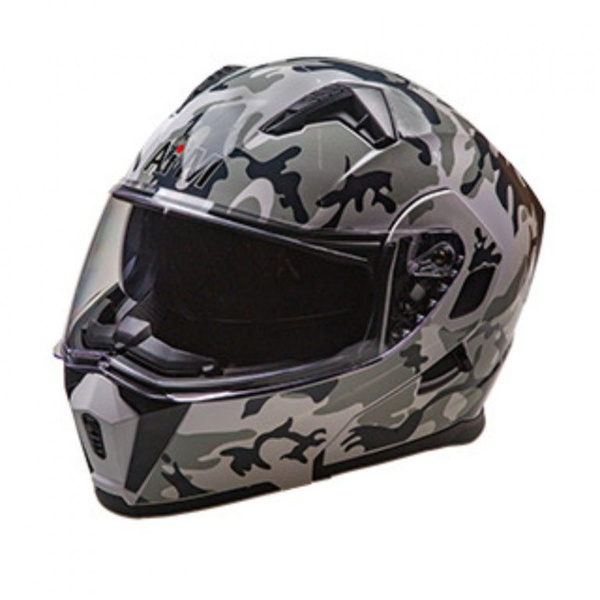 Шлем для снегохода Aim JK906 CAMOUFLAGE GLOSSY (ЭП) хаки - купить с ...