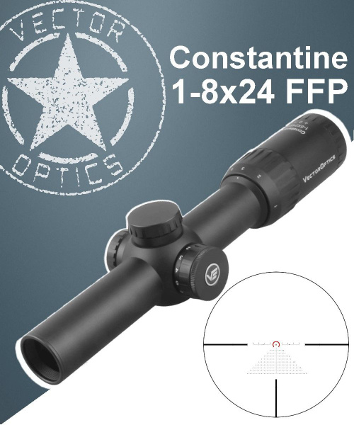 Оптический прицел VECTOR OPTICS CONSTANTINE 1-8X24 FFP - купить с ...