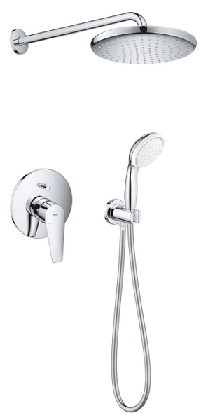 Душевая система с тропическим душем Grohe BauEdge New Professional 250 ...