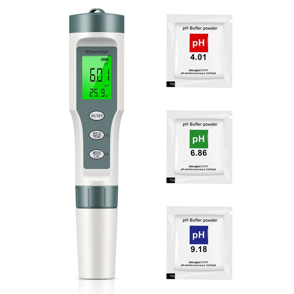 PH метр для воды цифровой Smart Sensor , набор для калибровки, PH ...