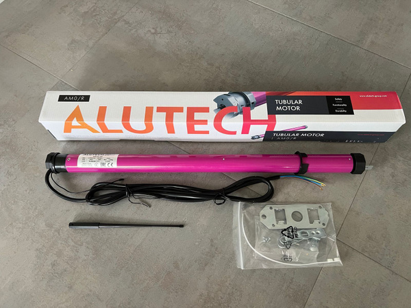 ALUTECH AM0/06-28R внутривальный привод, электропривод, для роллет со встроенным радиоприемником ...