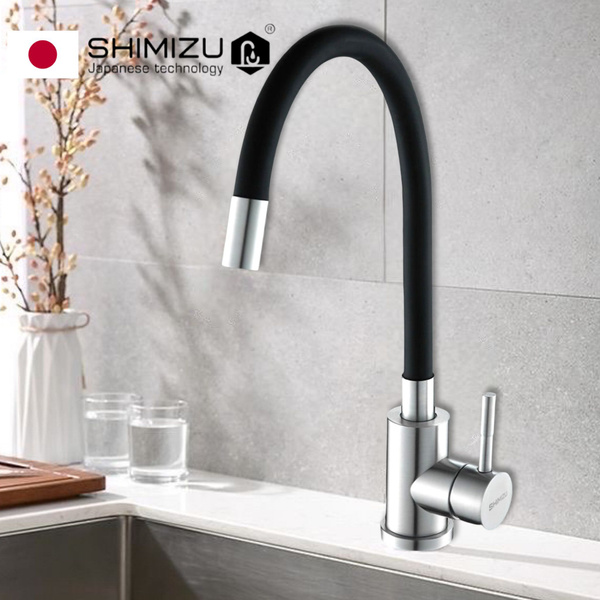 Смеситель SHIMIZU smz100655758_С изливом Нержавеющая сталь ...