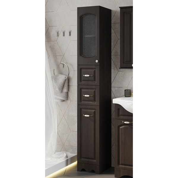 VannMarket Шкаф-пенал для ванной, Империя напольный для ванной комнаты ...
