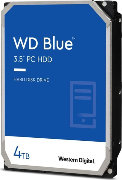 Жесткий диск Western Digital Blue 4tb / WD40EZAZ 4 ТБ Внутренний ...