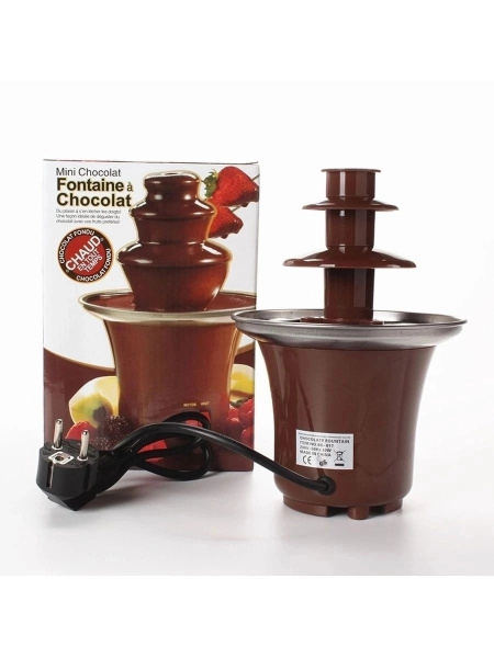 Шоколадный фонтан настольный, фондю 3 яруса,шоколадный фондю - купить с ...