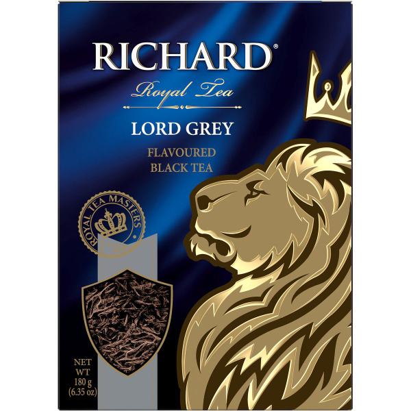 Чай в пакетиках черный Richard Lord Grey, 180 г - купить с доставкой по ...
