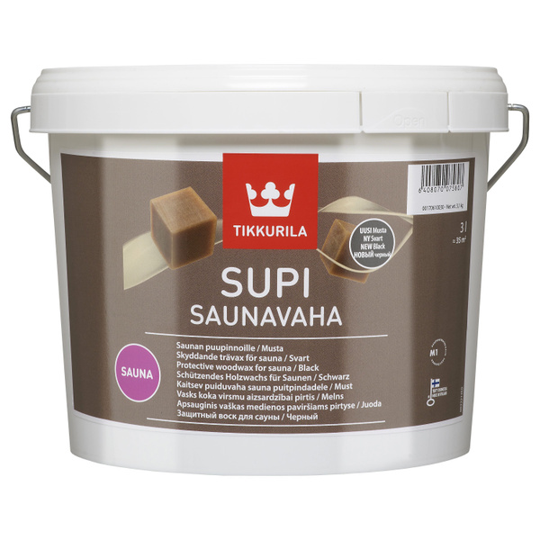 Tikkurila Supi Saunavaha/Тиккурила Супи Саунаваха,2.7л,воск для сауны ...