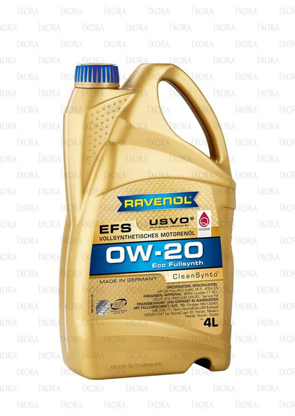Масло моторное RAVENOL 0W-20 Синтетическое - купить в интернет-магазине OZON (1124265491)