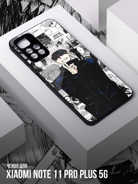Чехол для Xiaomi Redmi Note 11 Pro Plus 5G аниме "Магическая битва ...