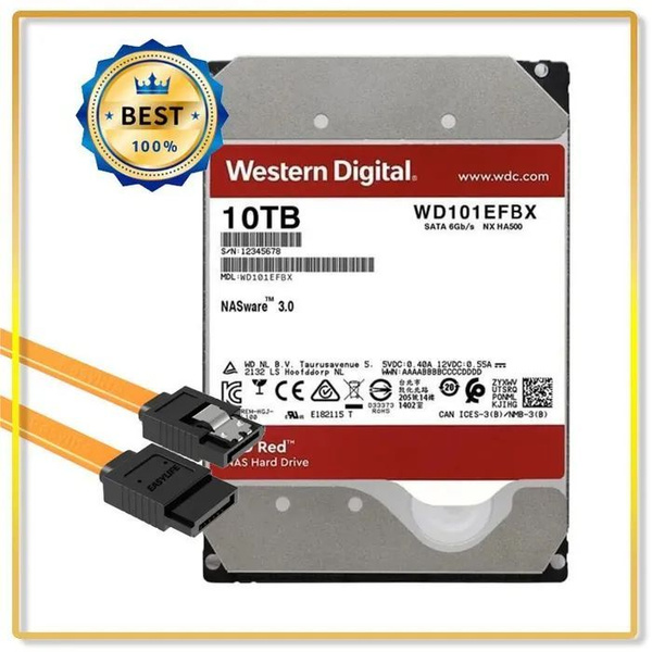 10 ТБ Внутренний жесткий диск Western Digital .WD101EFB/AX. (WD101EFB ...
