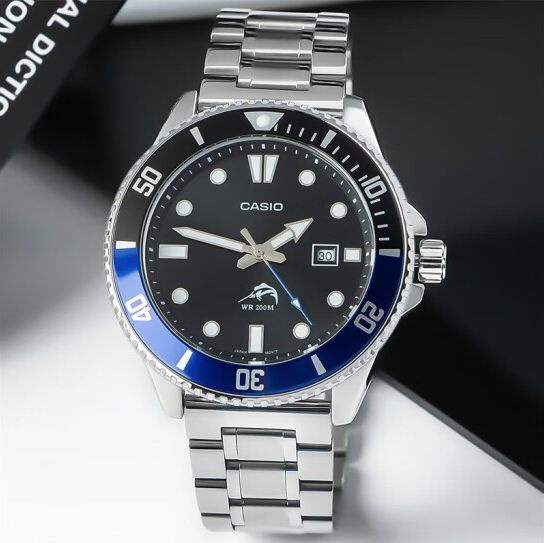 Russia Часы наручные Кварцевые Часы наручные мужские японские CASIO MDV ...