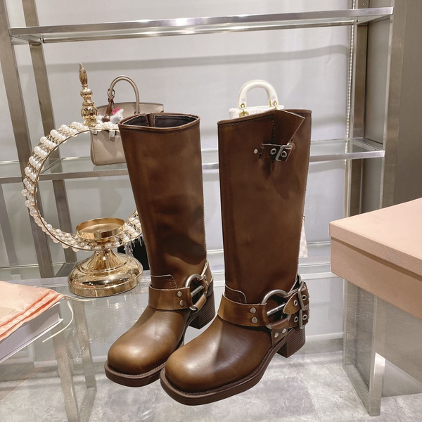 Сапоги Miu Miu купить с доставкой по выгодным ценам в интернет