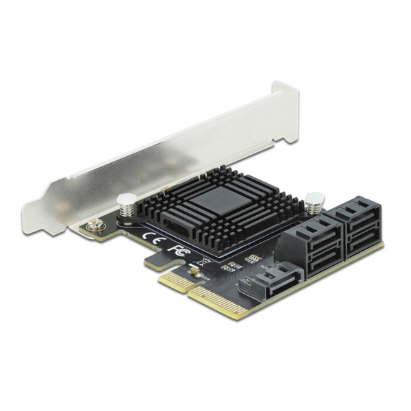 Контроллер PCIe x4 v3.0 JMB585 5 x SATA, SATA 3.0 6Gb/s (ORIENT J585S5 ...