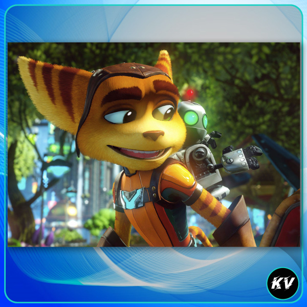 Картина на холсте Ratchet & Clank Рэтчет и Кланк Игра 2-3 70х100 см ...