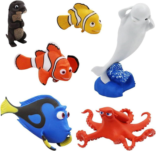 Набор фигурок В поисках Немо / Finding Nemo 6шт (3.5-11.5см, пакет ...