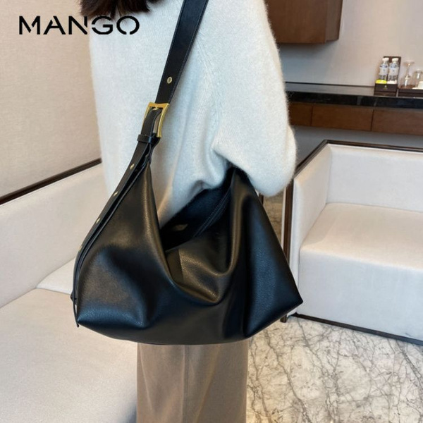 Сумка на плечо тоут MANGO - купить с доставкой по выгодным ценам в интернет-магазине OZON ...