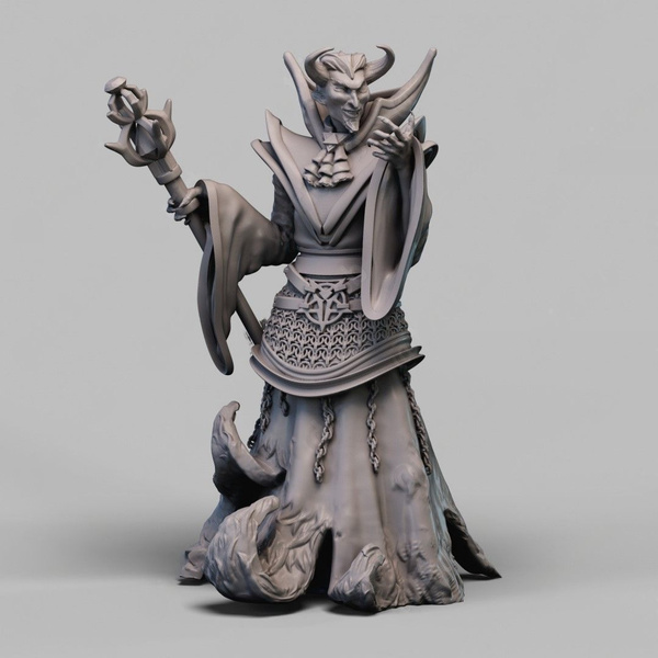 Игровая миниатюра Asmodeus the Father of Lies, Lord of Hell - 75mm (НРИ ...