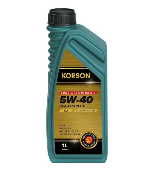 Масло моторное KORSON 5W-40 Синтетическое - купить в интернет-магазине ...
