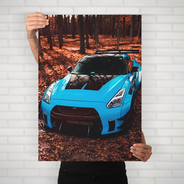 Постер HEAVEN POSTER Дороги, Транспорт Nissan GT-R R35 4, 84 60 купить ...