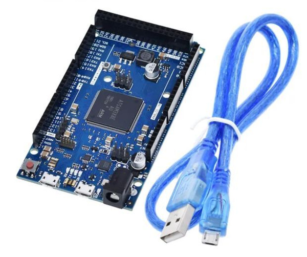 Плата контроллер Arduino Due R3 Sam3x8e кабель купить с доставкой