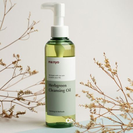Manyo Herb Green Cleansing Oil Гидрофильное масло на основе комплекса ...