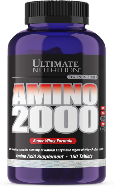 Ultimate Nutrition Amino 2000 150 шт, спортивный аминокислотный ...